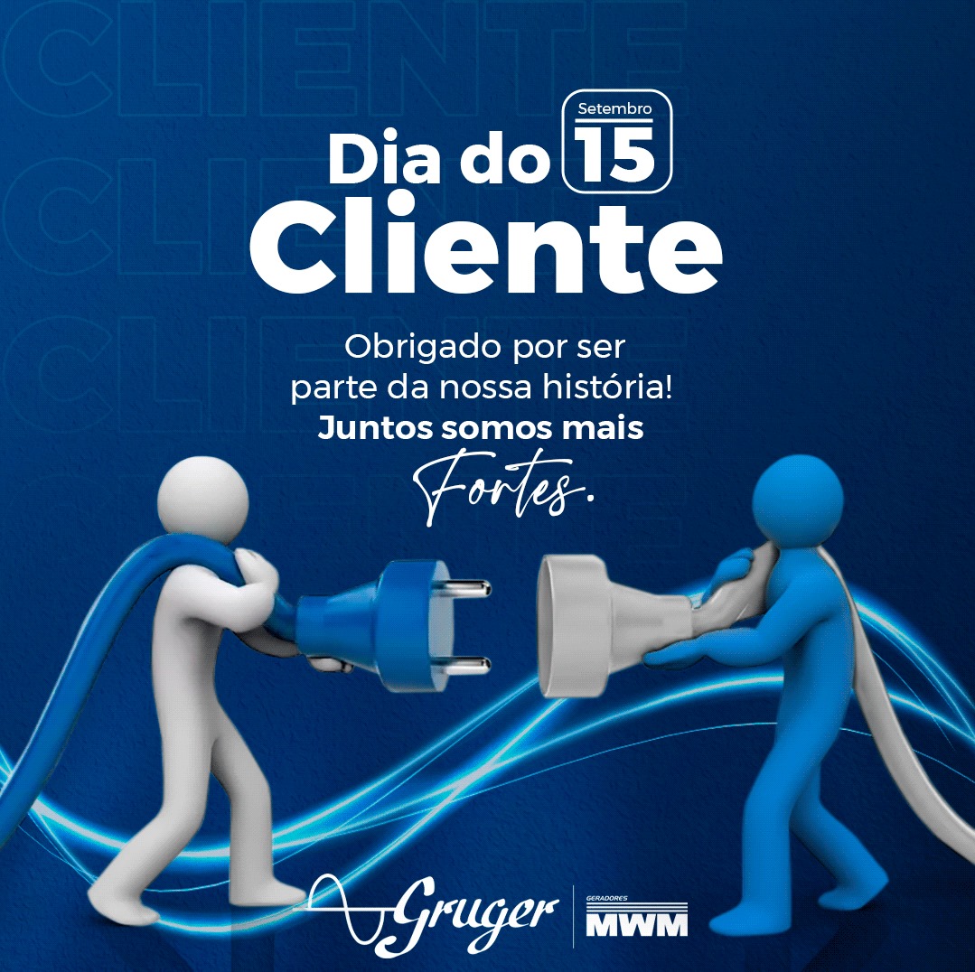 Locação de Gerador - Gruger Geradores - Dia do Cliente