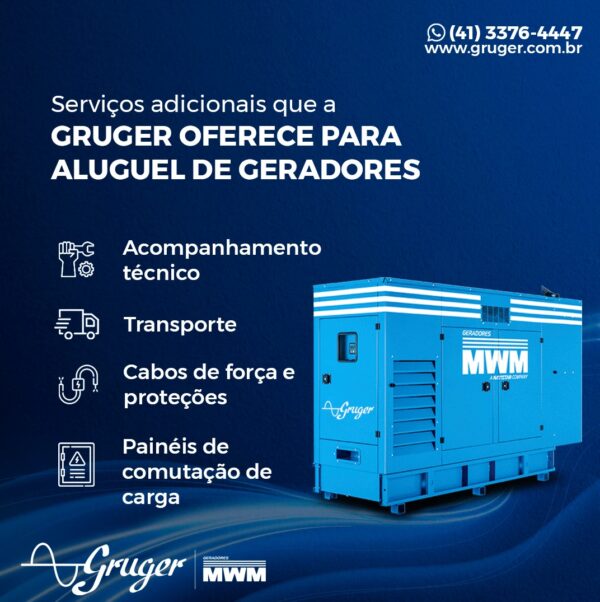 Locação de Geradores de Energia - Gruger Geradores de Energia