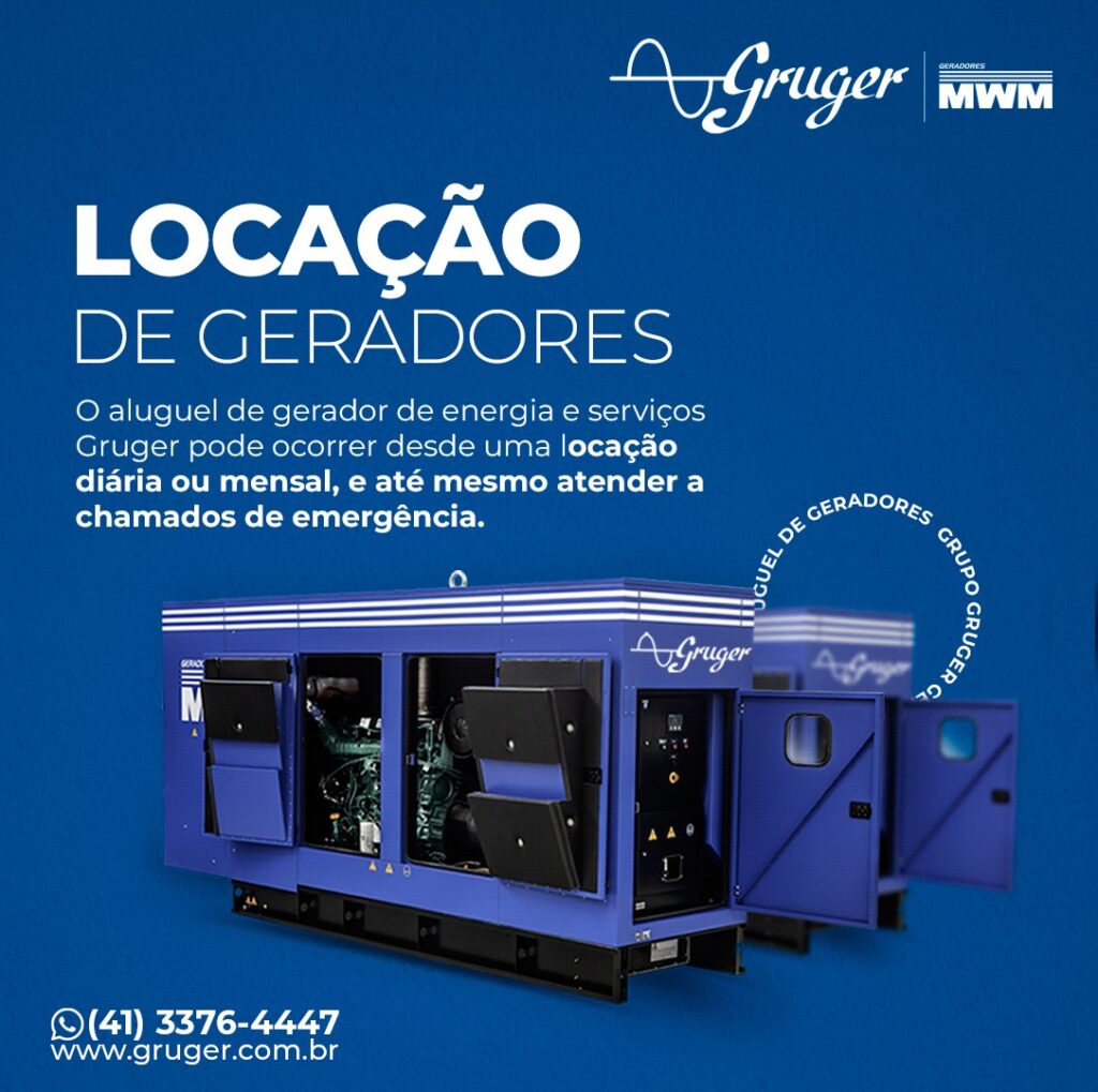 Locação de geradores- Gruger Geradores